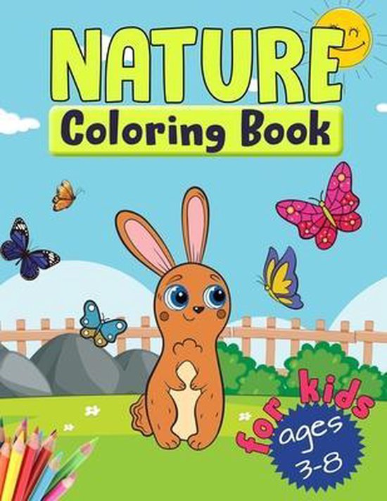 Nature Coloring Book For Kids, Angela Kidd | 9798728350477 | Boeken ...