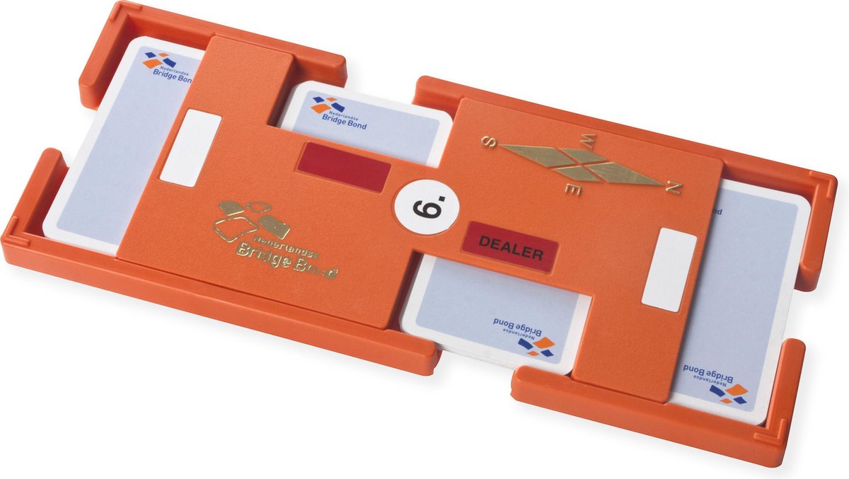 "Set van 4 Nederlandse Bridge Bond Boards, oranje" | Games | bol.com