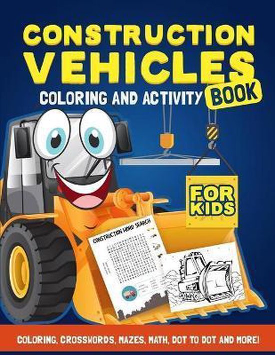 Construction Vehicles Activity Book, Harper Hall | 9781989968581 ...