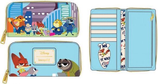 LF DISNEY ZOOTOPIA CHIBI GROUP ZIP AROUND WALLET | bol.com