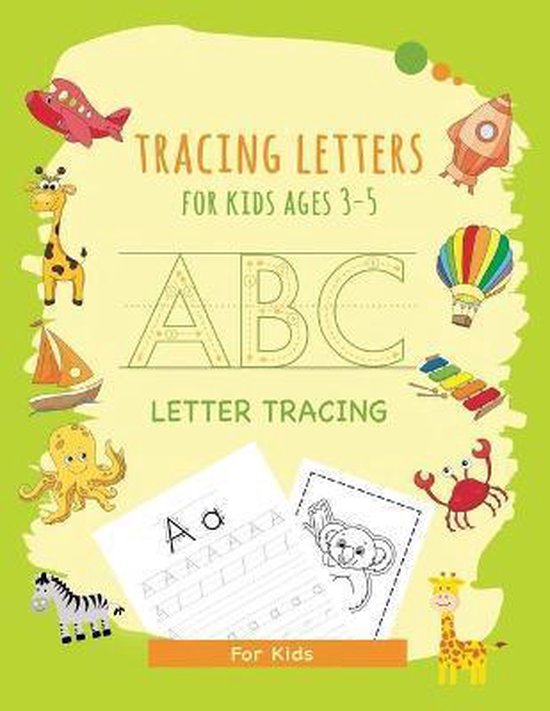 Tracing letters for kids ages 3-5, Abc Tracing | 9798673005651 | Boeken ...