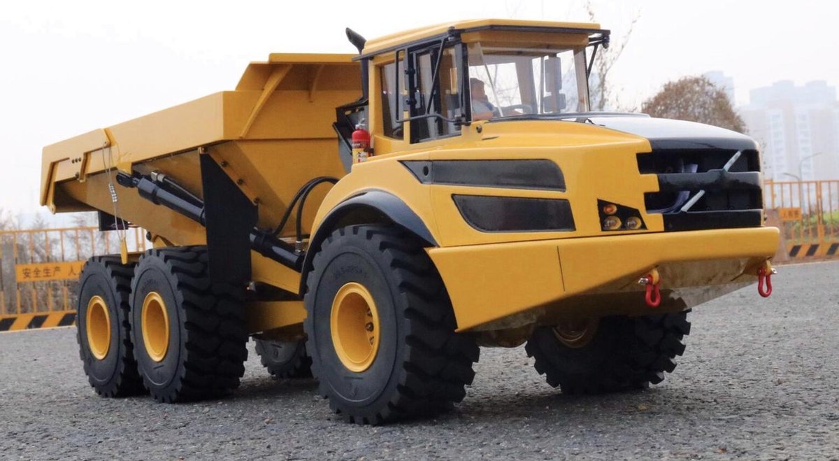 RC 1/14 Volvo A40G Dumptruck - Hydraulisch - Dumper - Vrachtwagen Truck ...