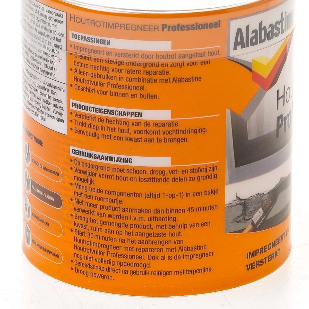 Alabastine houtrot impregneer professioneel - 120 ml. | bol.com