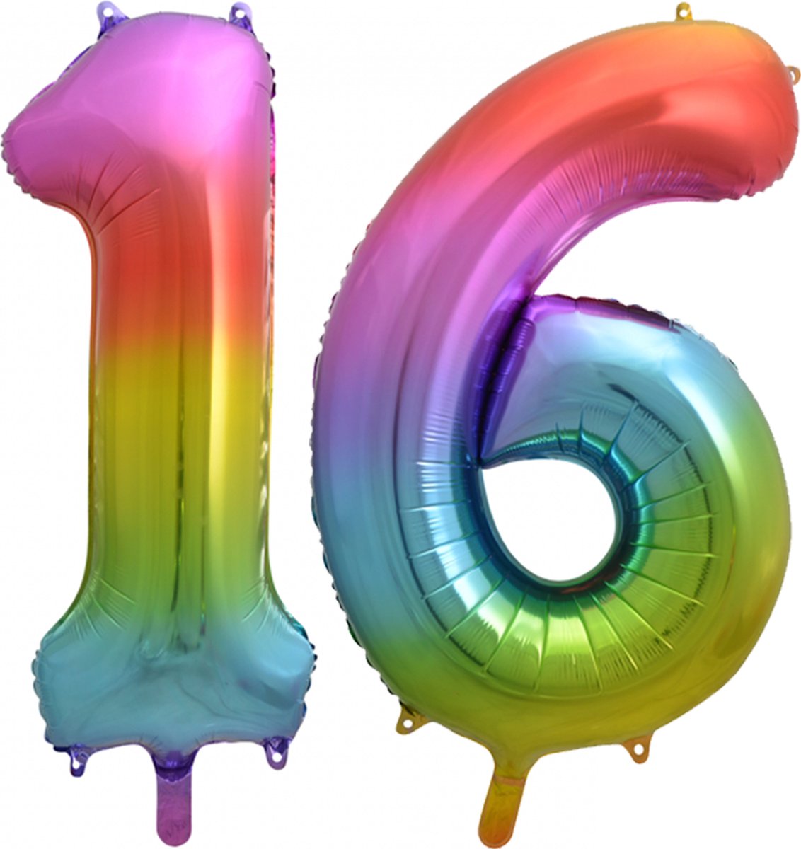 Regenboog cijfer Ballon 16. | bol