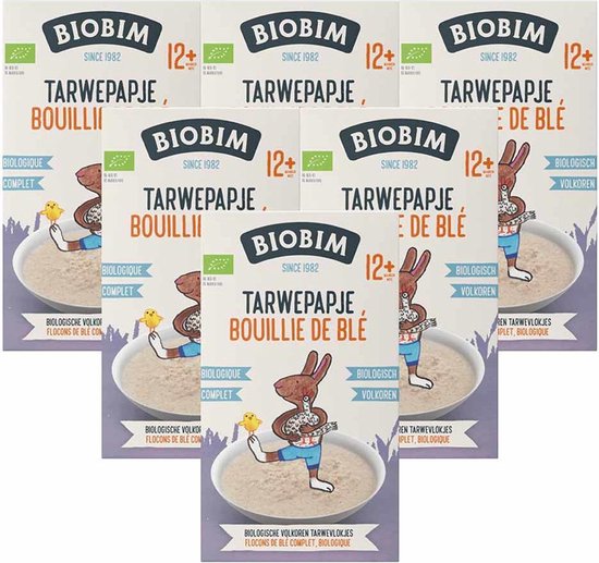 6x Biobim Papje 12 mnd Tarwe 250 g | bol.com