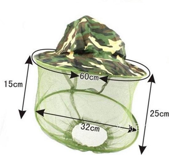 Chapeau anti-moustique de Luxe WiseGoods - Moustiquaire Head - Chapeau ...