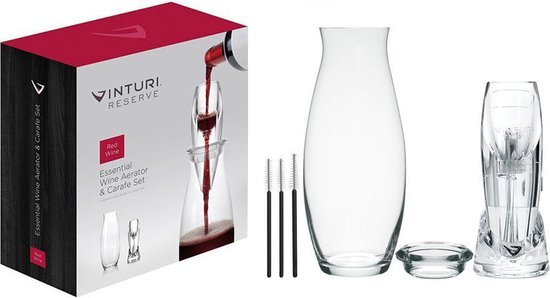 Vinturi - karaf set- red wine - rode wijn - decanteren | bol