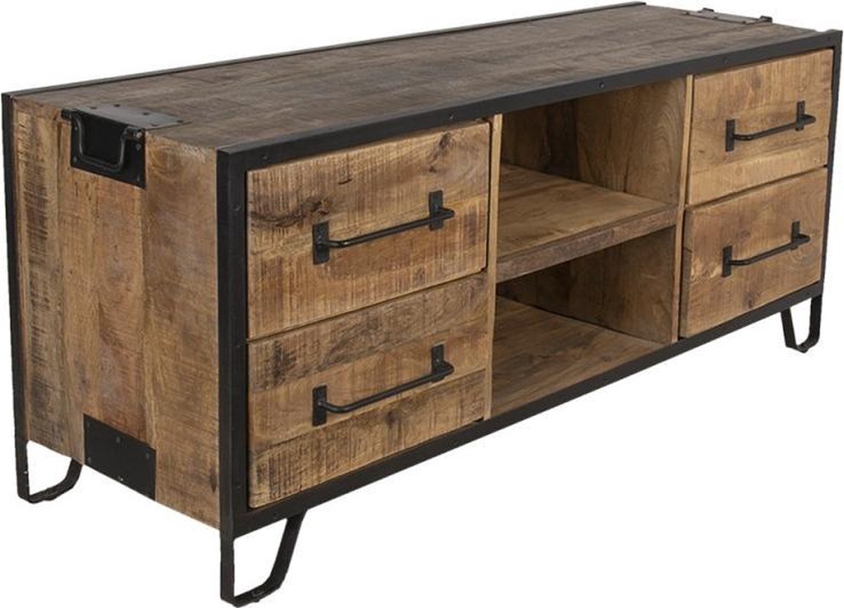 TV Meubel - Televisie Meubel - Tv Kast - TV Meubel Industrieel - 180 cm ...