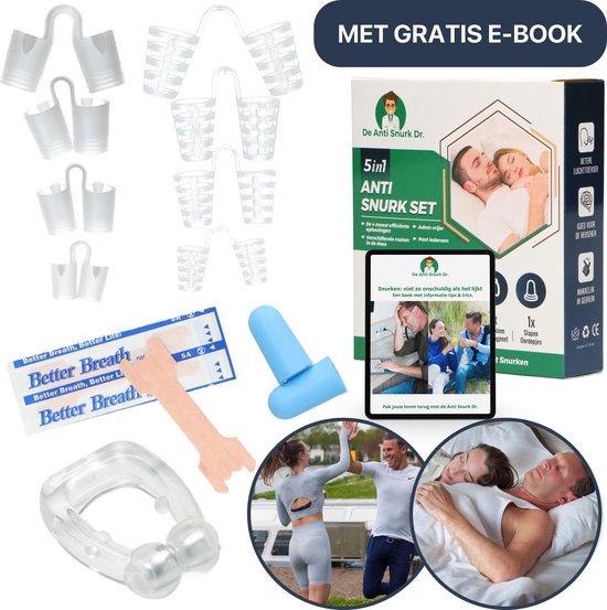 Complete anti snurk neusspreiders set antisnurk producten Snurken ...