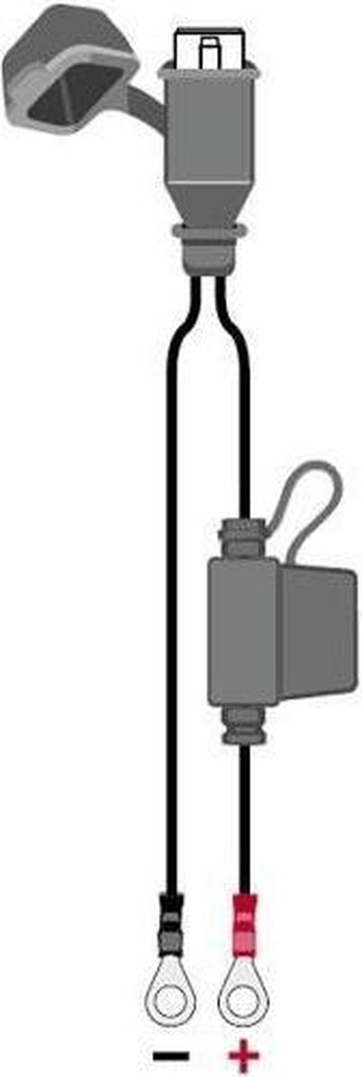 Optimate TM-71 Waterdichte Acculader Kabel Ket Connector met M6-ringen ...