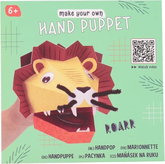 Knutselen- Handpop maken - wilde dieren | bol.com