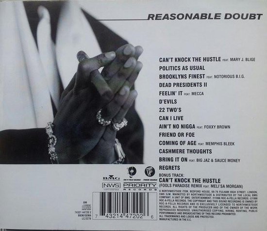 Reasonable Doubt (Reissue), Jay-Z | CD (album) | Muziek | bol.com