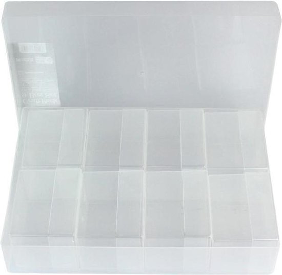 Weston Boxes, A4 Storage Box, Clear + 8 dozen 70 mm | bol.com