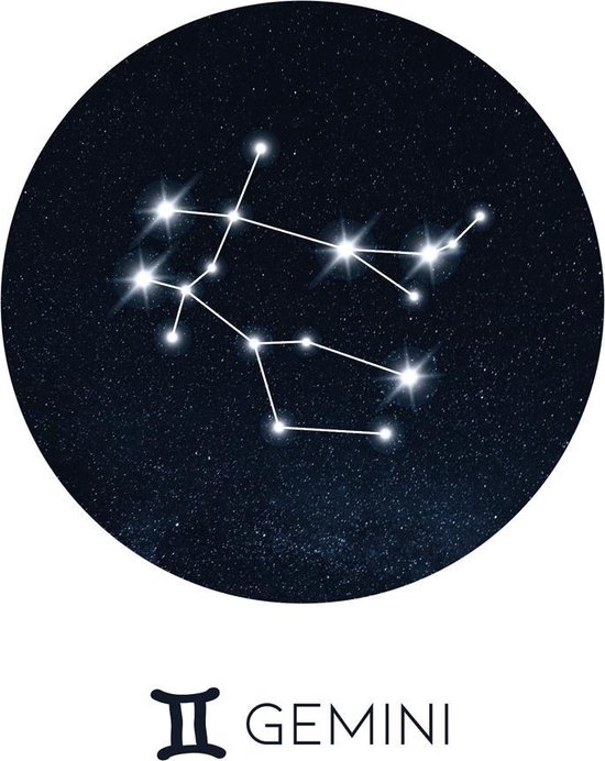 Sterrenbeeld Tweelingen Art Print | Poster | bol