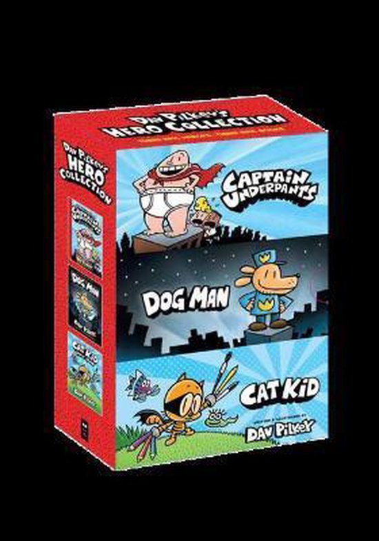 Dog Man- Dav Pilkey's Hero Collection (Captain Underpants #1, Dog Man ...