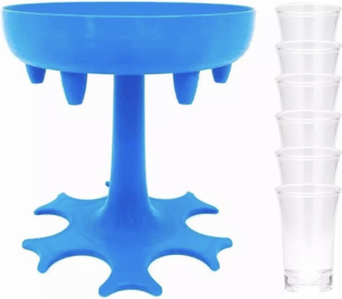 Shot Dispenser Blauw|| shotjes maken||inclusief glasjes||Drankspel ...