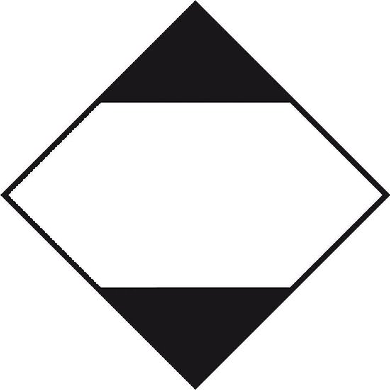 ADR bord beperkte hoeveelheden - kunststof 300 x 300 mm | bol