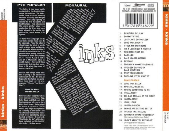 The Kinks (1st album), The Kinks | CD (album) | Muziek | bol