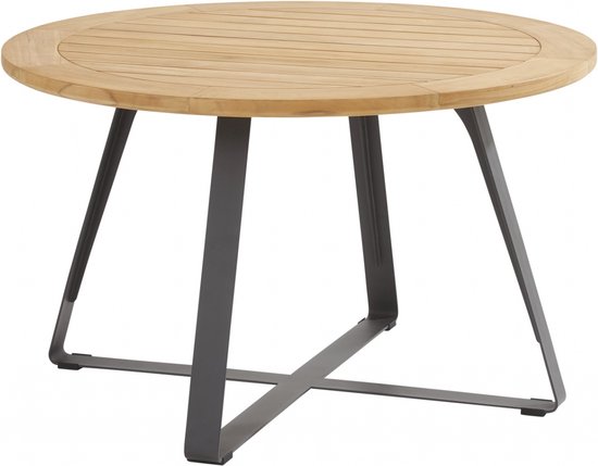Tuintafel Basso teak 130 cm rond | bol.com
