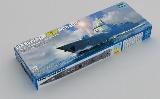 1:700 Trumpeter 06732 PLA Navy Type 052D Destroyer Plastic Modelbouwpakket | bol