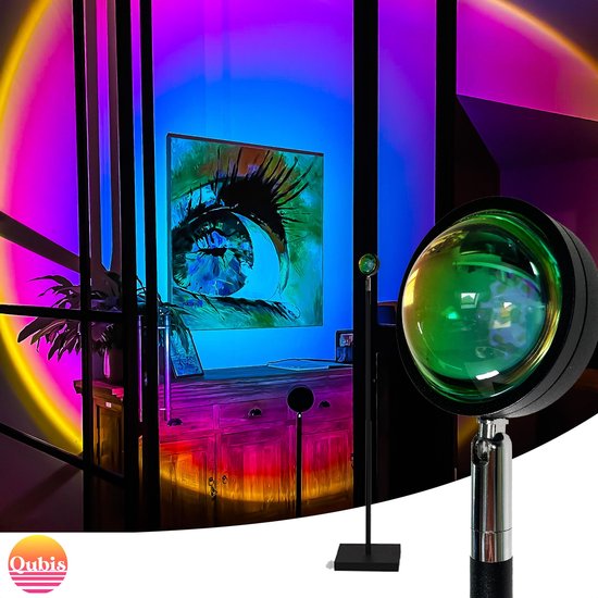 Giga Sunset Lamp - Rainbow Sunset - Mega Sunset Projector - Staande ...