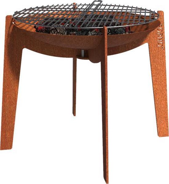 Cortenstalen Cosa BCA2 + grill barbecue grill plaat barbeque ...
