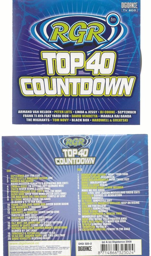 RGR - Top 40 Countdown, various artists | CD (album) | Muziek | bol