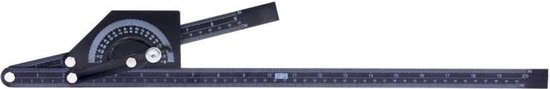 Work Plus Super Hoekmeter - 500 mm - Meetbereik 0 t/m 180 Graden | bol