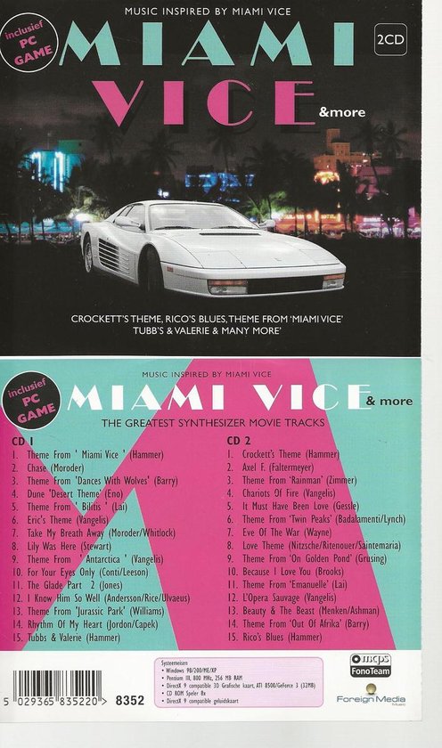 Various - Miami Vice + Game, Various | CD (album) | Muziek | bol