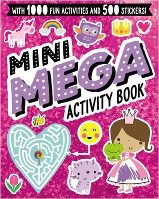 Mini Mega Sticker Book Pink | 9781788430883 | Boeken | bol.com