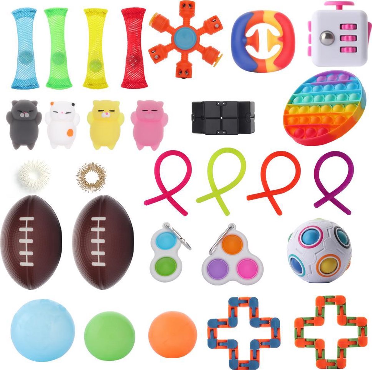De meest complete Fidget toys pakket - 29 stuks- Fidget Snapperz ...