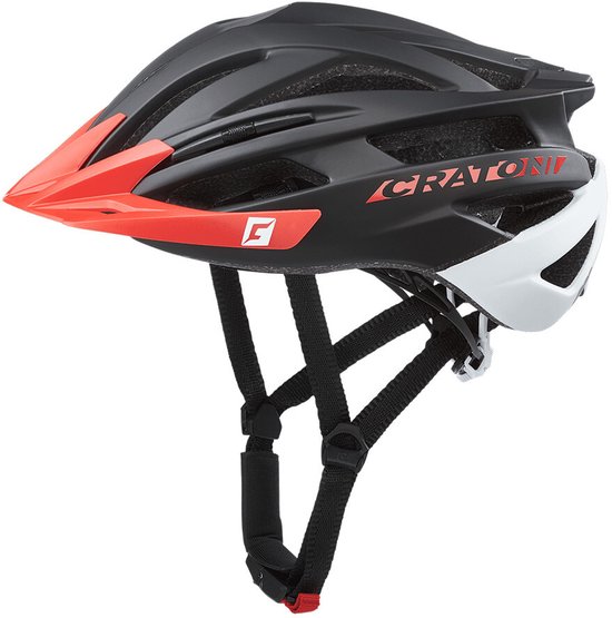 Cratoni Agravic Fietshelm - Maat S/M - (54-58cm) - Zwart Rood | bol