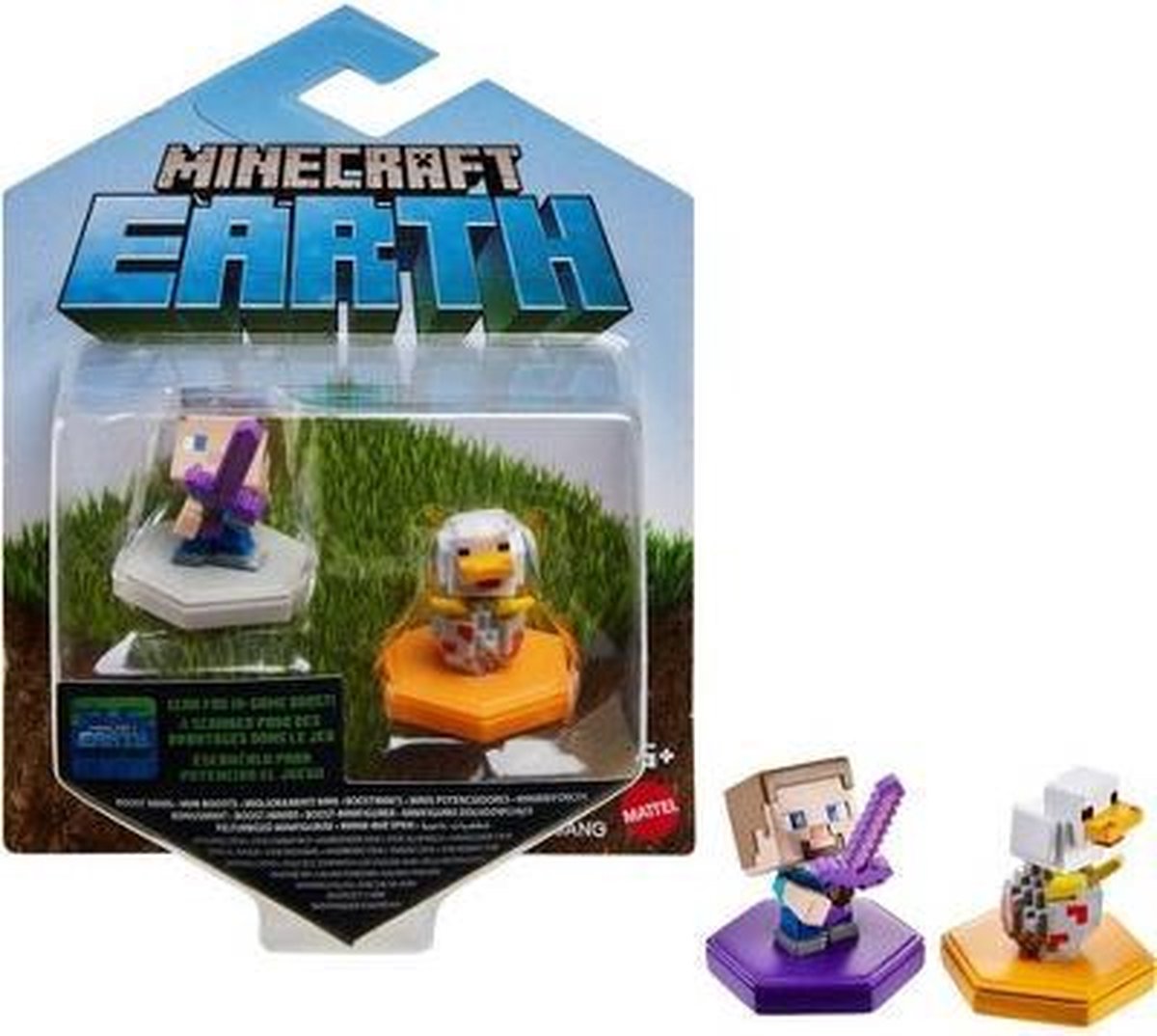 Minecraft - Boost Mini Figure 2-Pack - Steve & Companion (GKT42) | bol.com