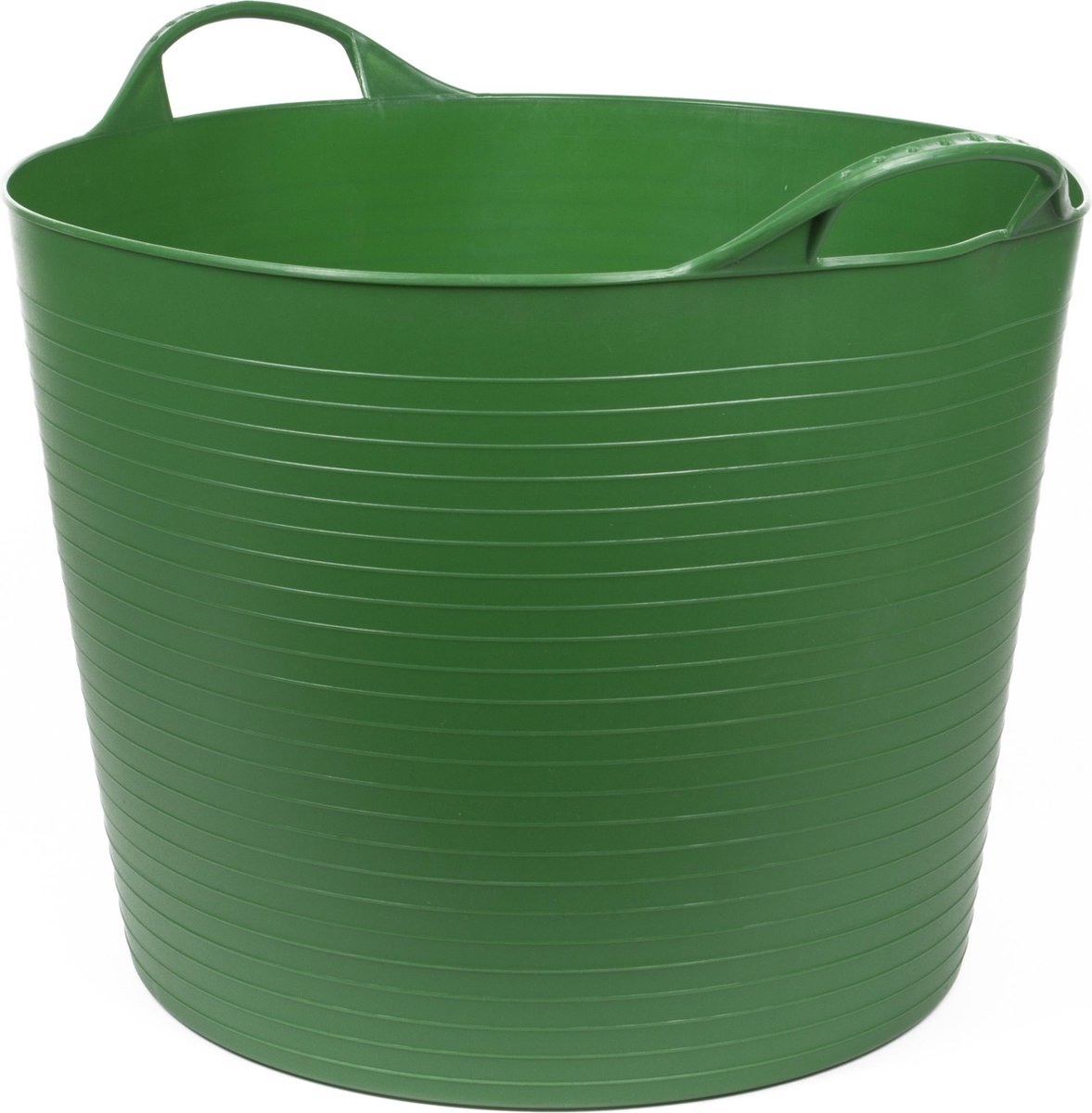 Flexibele kuip emmer/wasmand rond groen 45 liter - Opbergmanden | bol.com