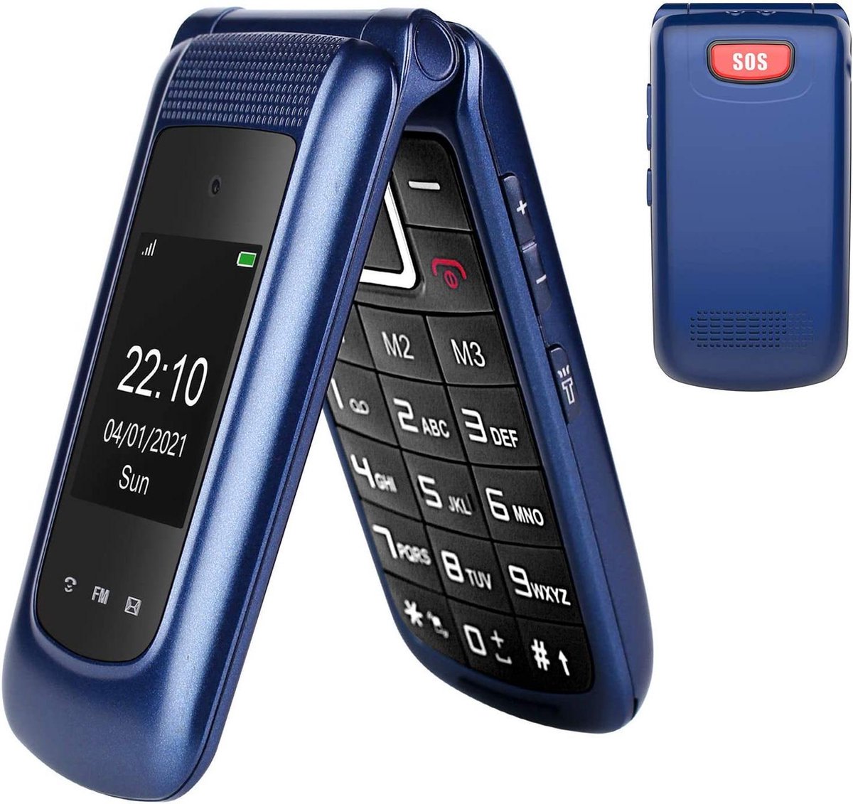 Uleway - Flip - Klaptelefoon - Dual Screen - Twee - Schermen ...