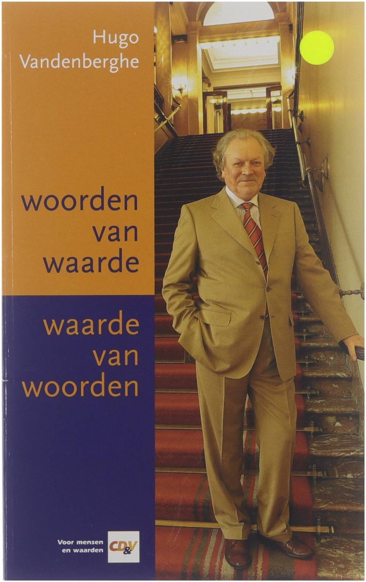 Woorden van waarde, waarde van woorden, Hugo vandenberghe ...