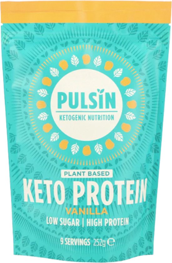 Pulsin | Protein Powder | Vanilla Keto | 1 x 250 gram | bol
