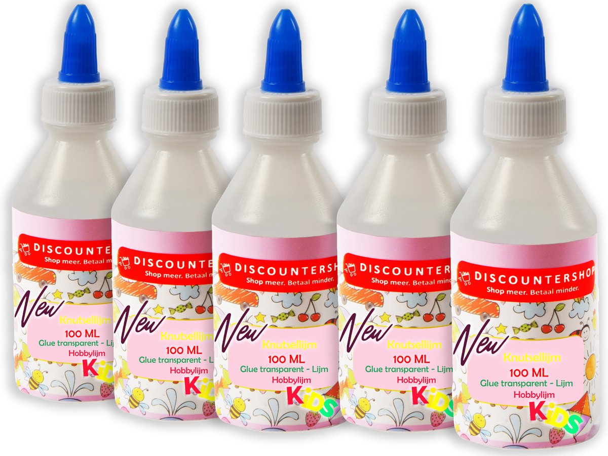 5x Knutsellijm 100ml - Knutsellijm - Lijm - All purpose glue - Glue ...
