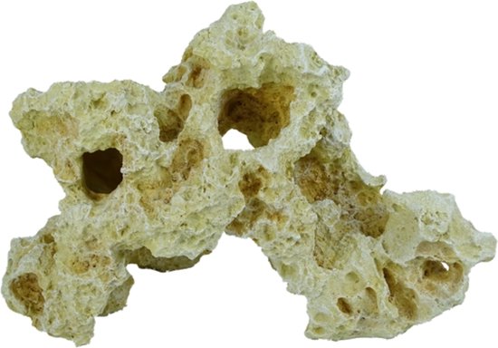 Maan steen - 47.7x21.5x31.4 cm - Aquariumdecoratie | bol