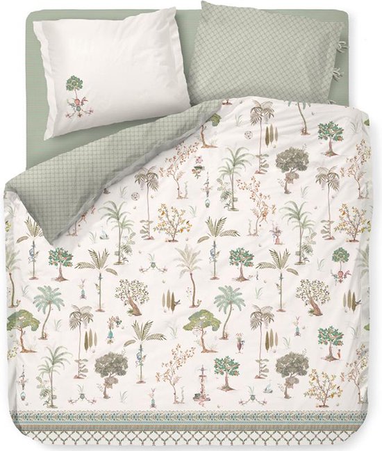 Pip Studio Giardini di Frutta dekbedovertrek - Tweepersoons - 200x200/220 - Wit | bol