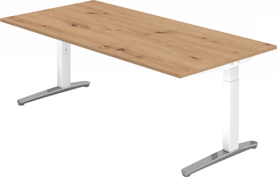 XTRA XB 2ème WC | Bureau - 200 x 100 Hauteur de table I Réglable en ...