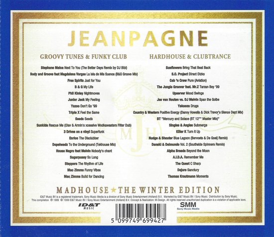 DJ Jean - Madhouse - The Winter Edition, Dj Jean | Muziek | bol