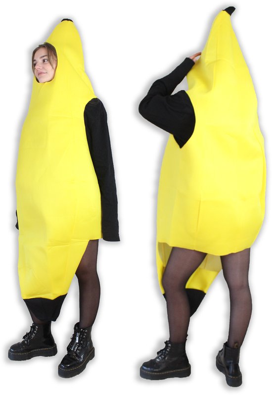 Bananenpak voor volwassenen – Unisex – One-size – Bananen Kostuum ...