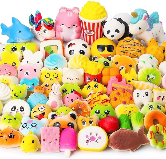 Flightmode- 15 Stks Squishies Pack Jumbo Medium Mini Zachte Squishy Uitdeelcadeautjes... | bol.com