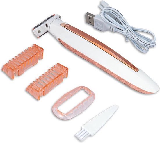 Body Razor - Body Shaver - Ladyshave - Draadloos - incl 2 Opzetstukjes ...