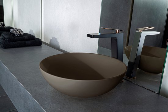 Solid surface waskom Sanne moka | bol