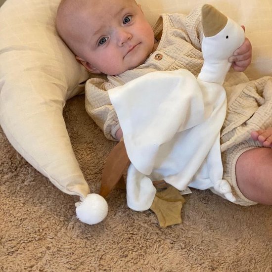 Saga Copenhagen - Knuffeldoekje Bliki - Fopspeendoekje - Cream Wit ...