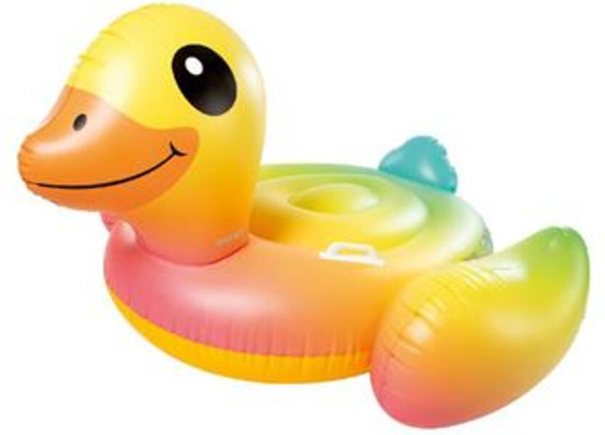 Intex Opblaasbare Eend Ride On 147x147x81 cm | bol.com