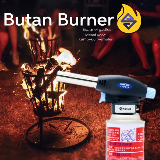 Vivefly Kitchen Salivio Butan Burner - Universele Gasbrander voor Creme ...