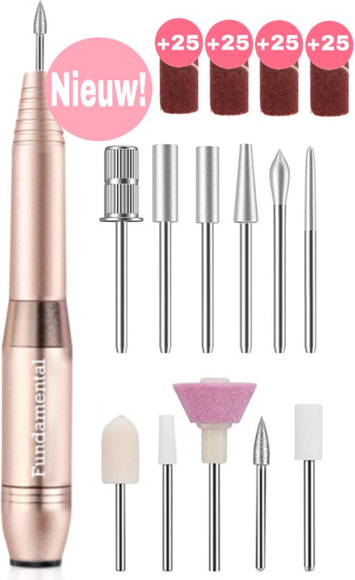 Fundamental - Nagelfrees - 11 bitjes en 100 schuurrolletjes ...